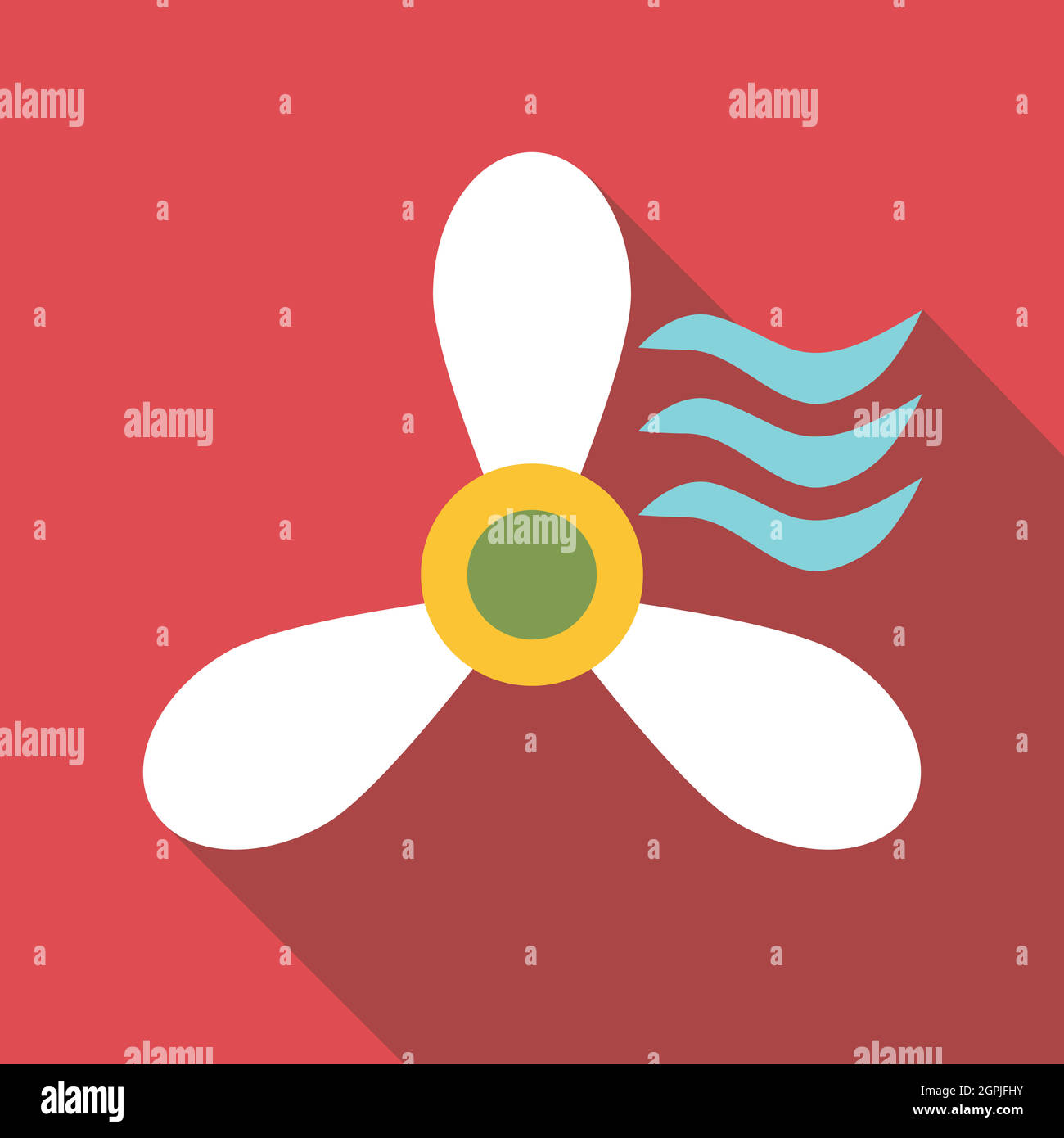 Propeller icon, flat style Stock Vector Image & Art - Alamy
