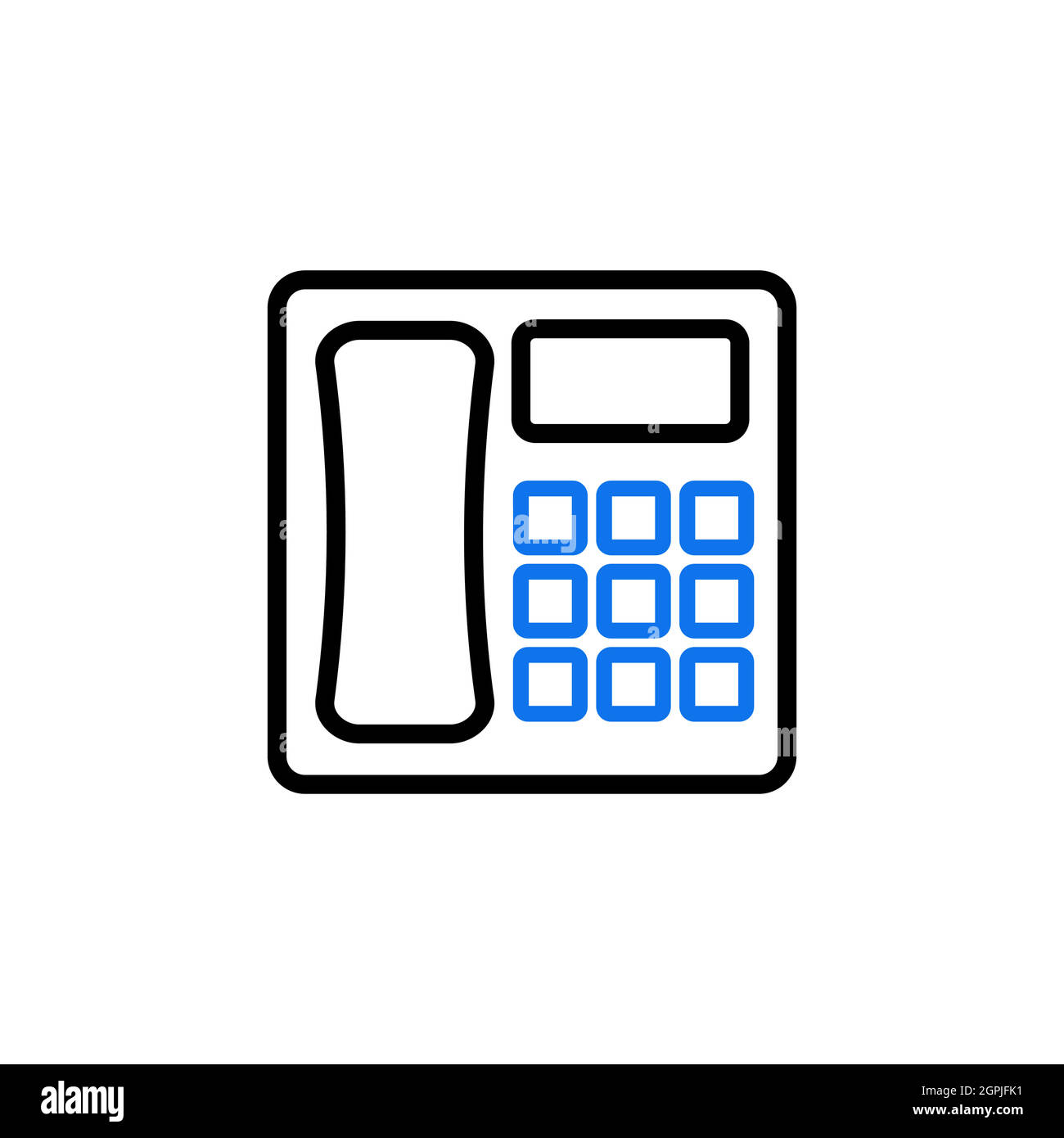 Phone outline icon. Workspace sign Stock Vector Image & Art - Alamy