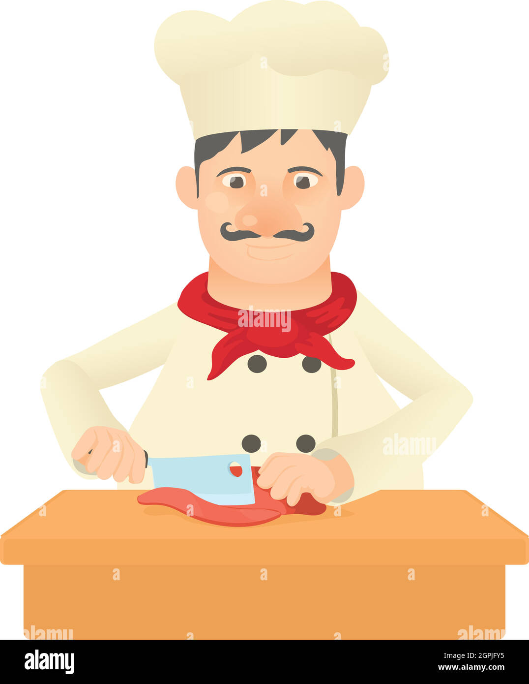 Cook icon, cartoon style Stock Vector Image & Art - Alamy