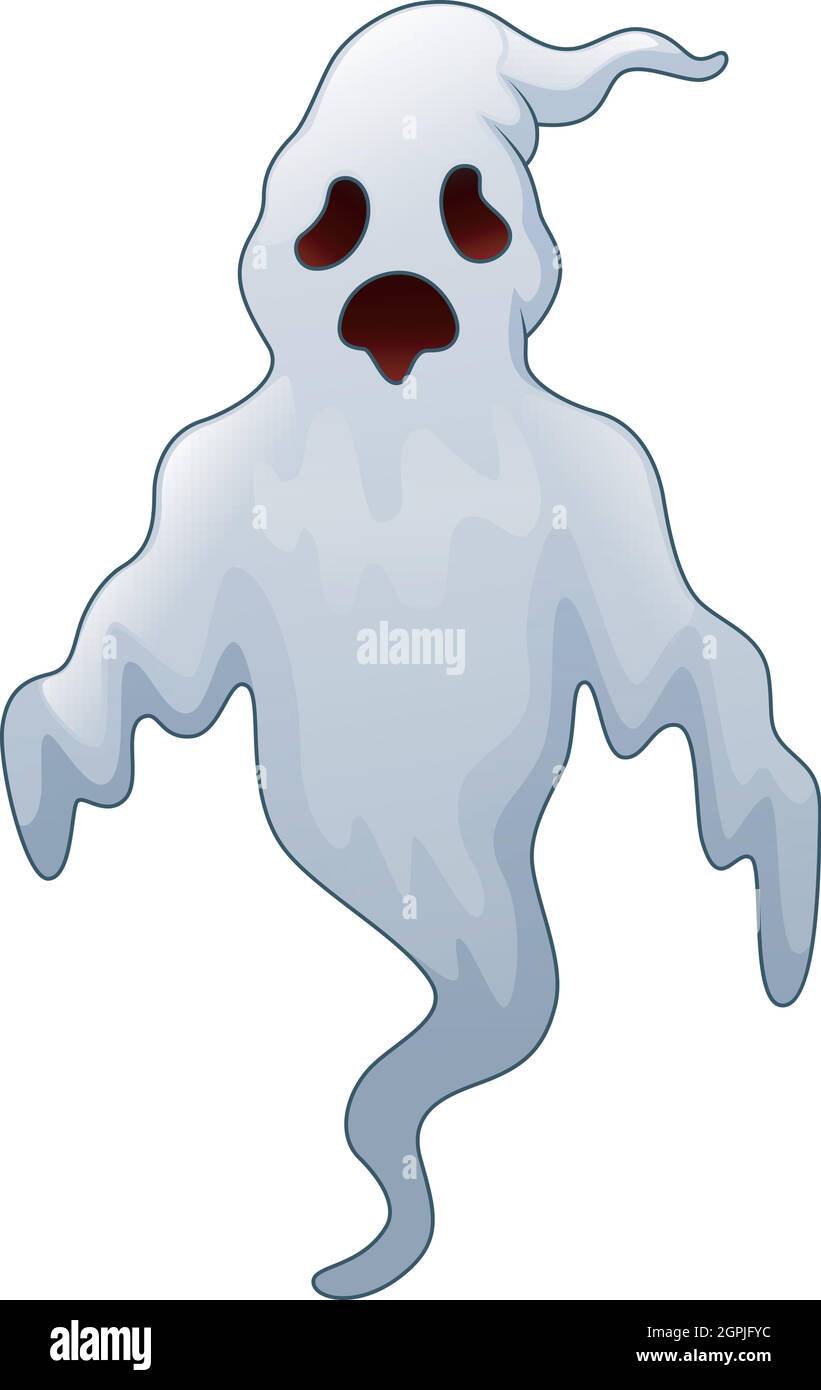 Ghost illustration boo Cut Out Stock Images & Pictures - Alamy