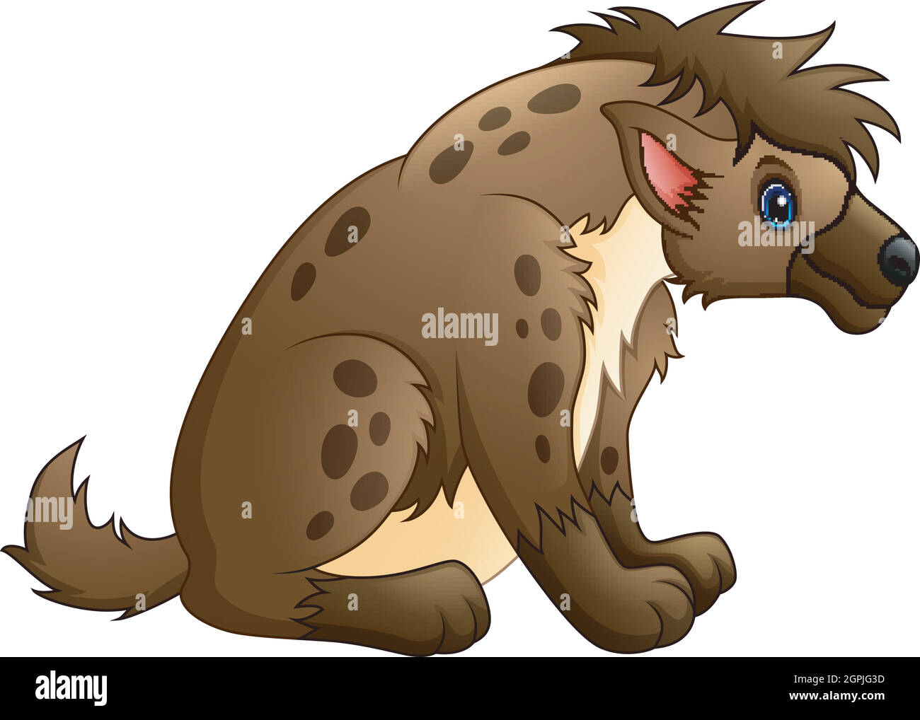 Hyena illustration hi-res stock photography and images - Alamy