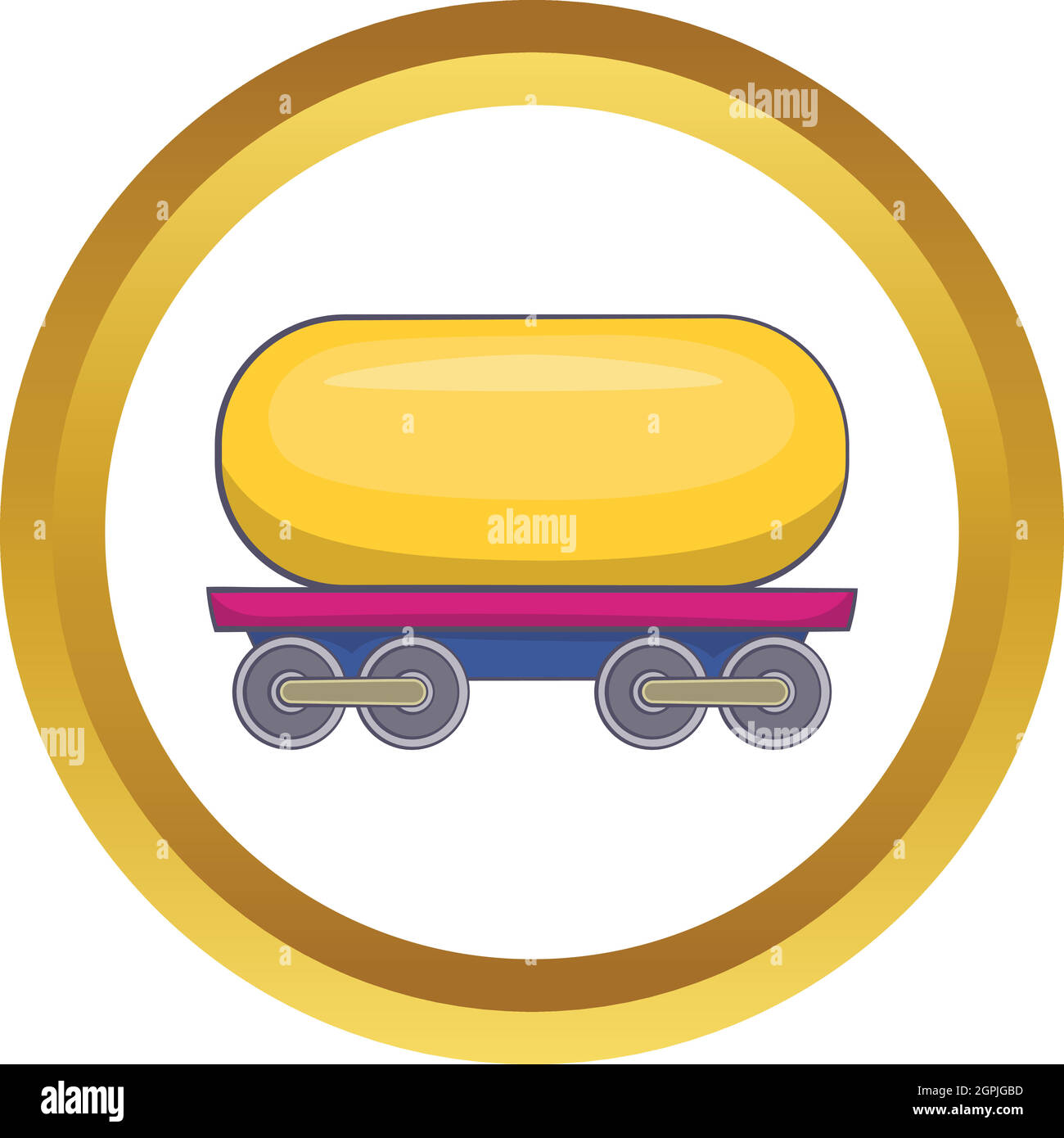 Tank car for gasoline vector icon Stock Vector Image & Art - Alamy