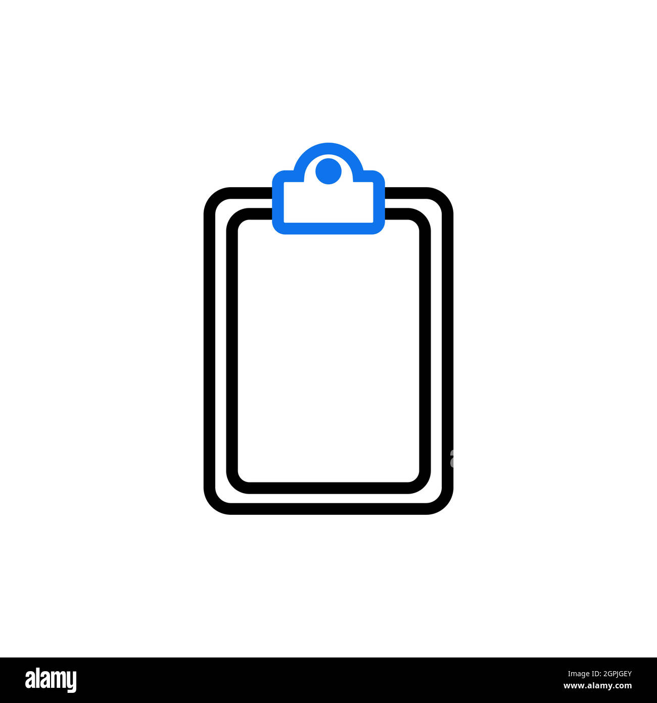 Clipboard outline icon. Workspace sign Stock Vector Image & Art - Alamy