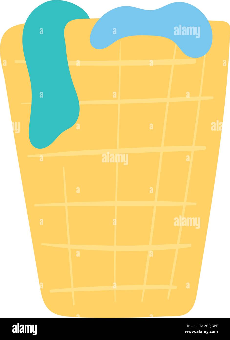 bucket with clothes Stock Vector Image & Art - Alamy