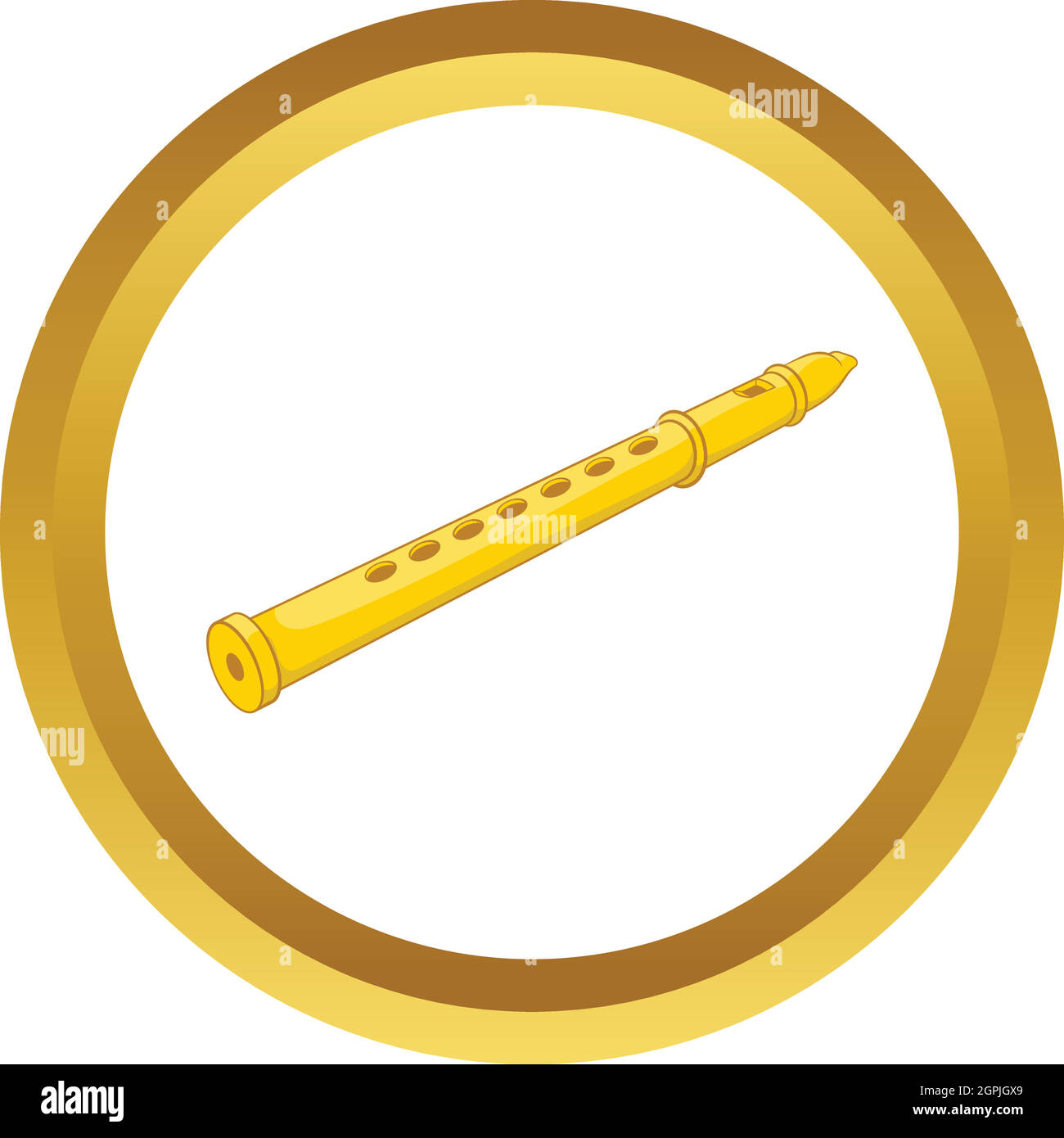 Flute vector icon Stock Vector Image & Art - Alamy
