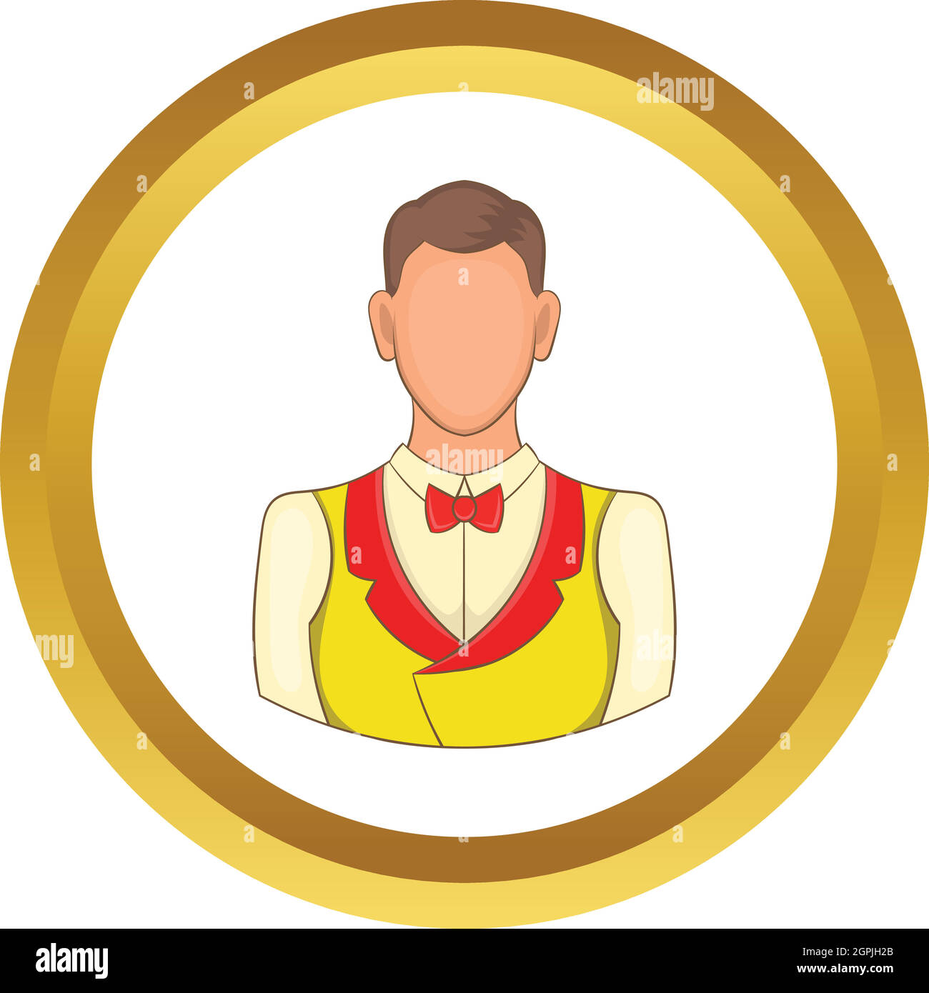 Croupier vector icon Stock Vector Image & Art - Alamy