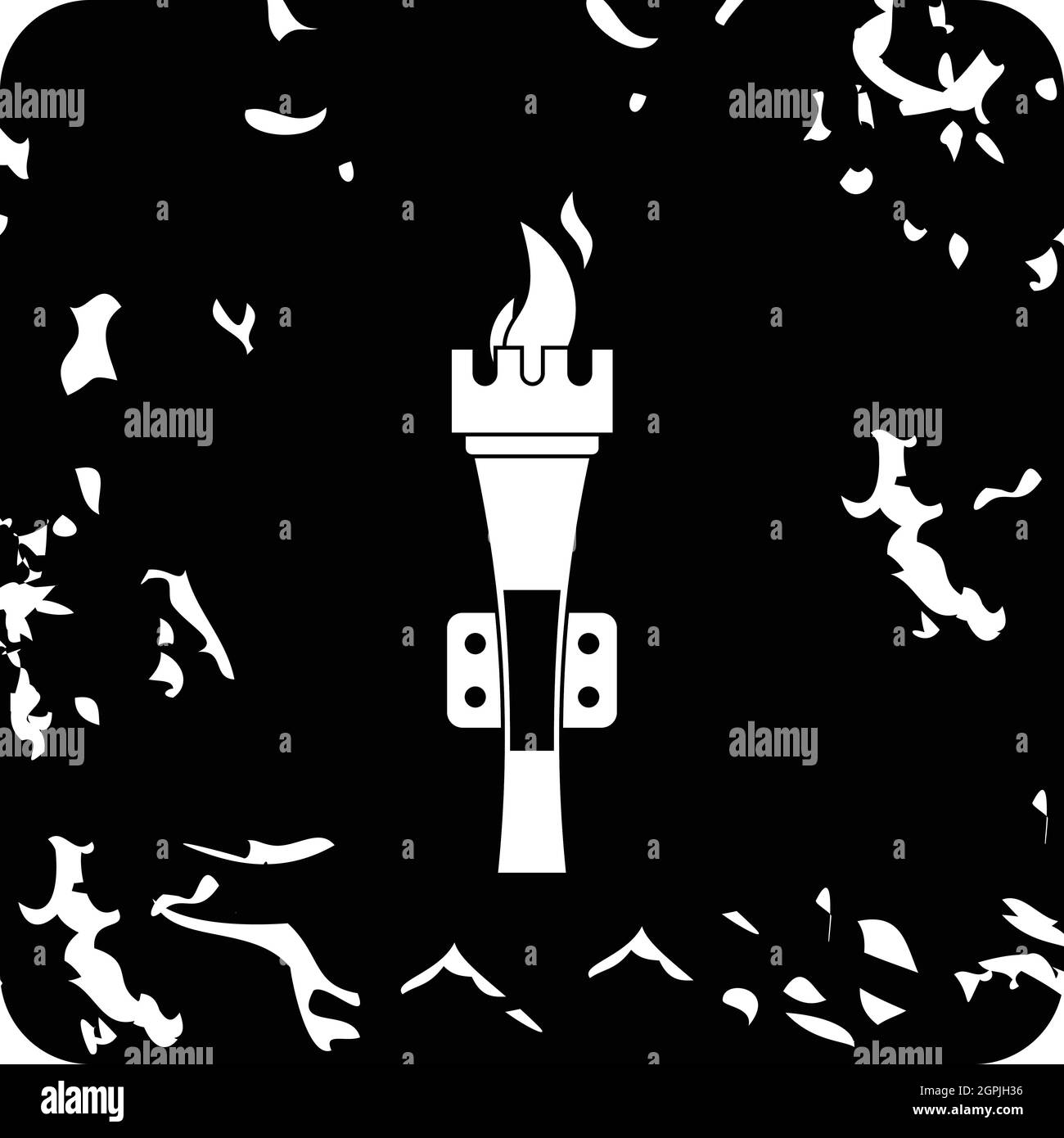 Torch drawing Black and White Stock Photos & Images - Alamy