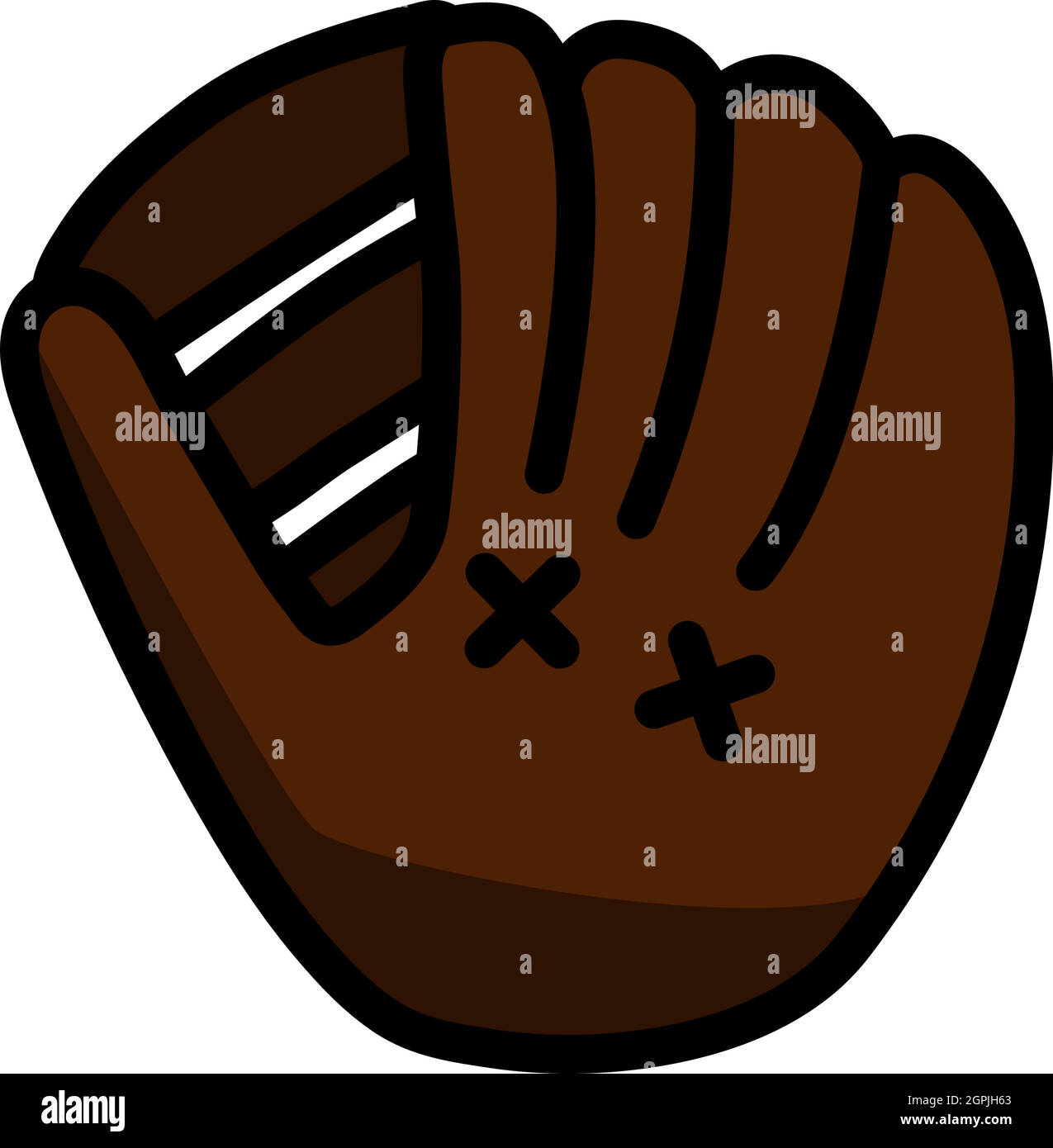 Baseball Glove Icon Stock Vector Image & Art - Alamy