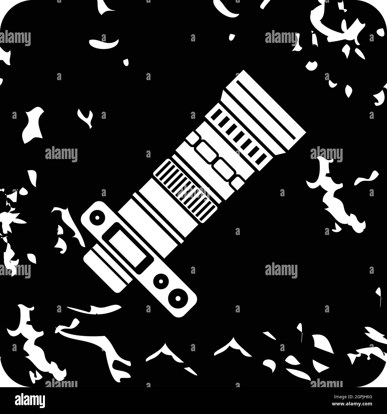 Camera with zoom lens icon, grunge style Stock Vector Image & Art - Alamy