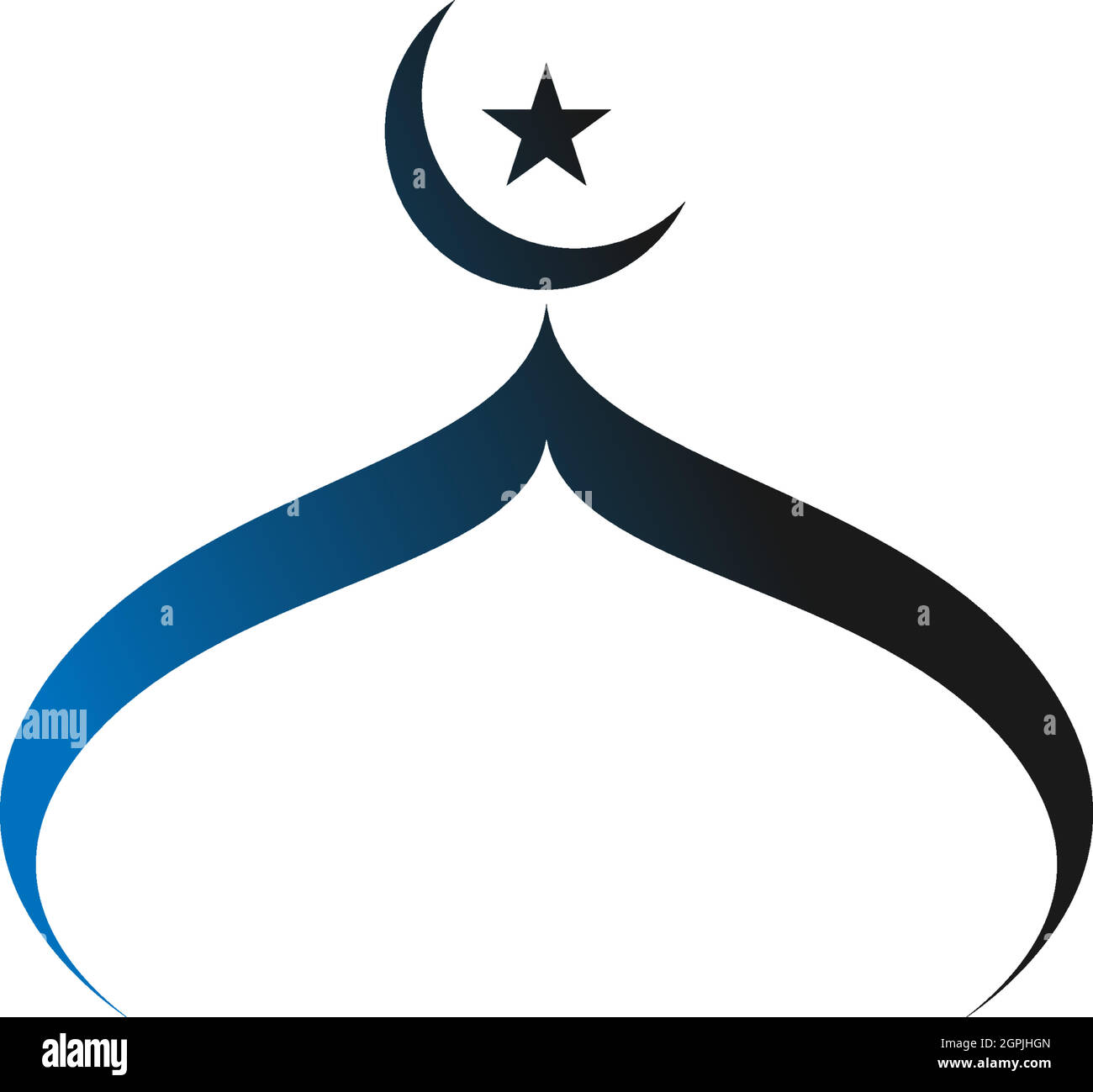 Islamic logo, Mosque icon design vector template Stock Vector Image ...