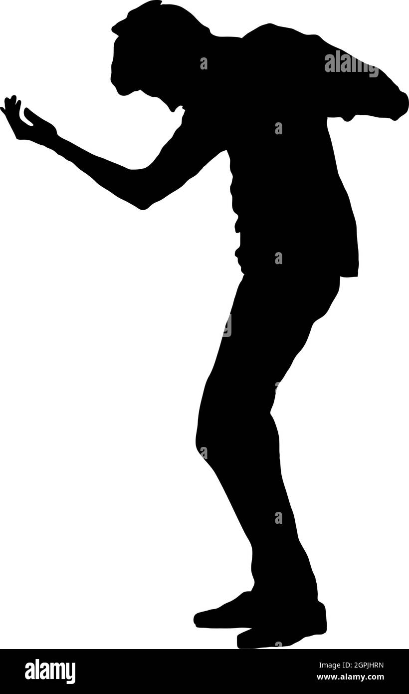 Dancer silhouette Cut Out Stock Images & Pictures - Alamy