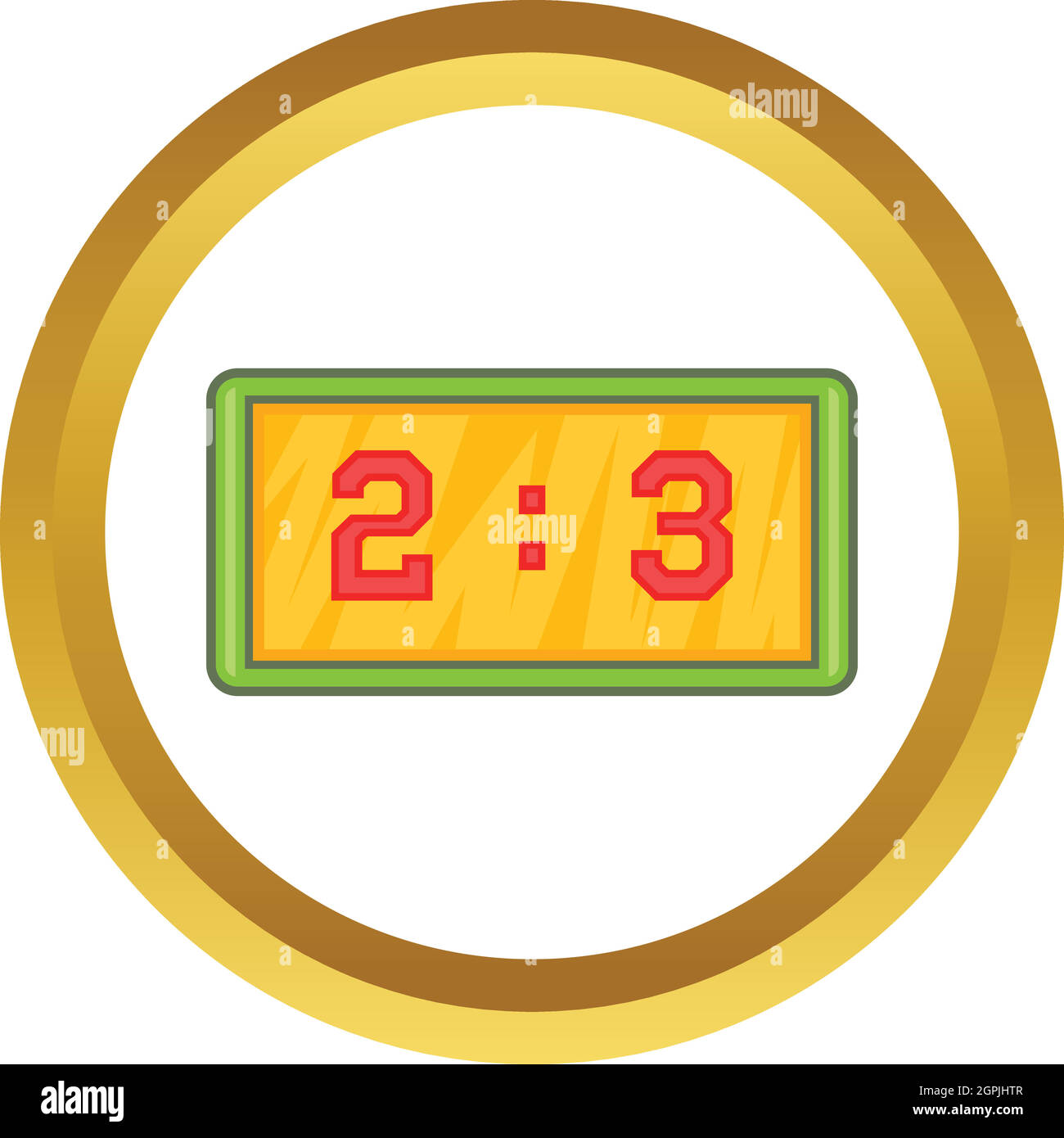 Football score vector icon Stock Vector Image & Art - Alamy