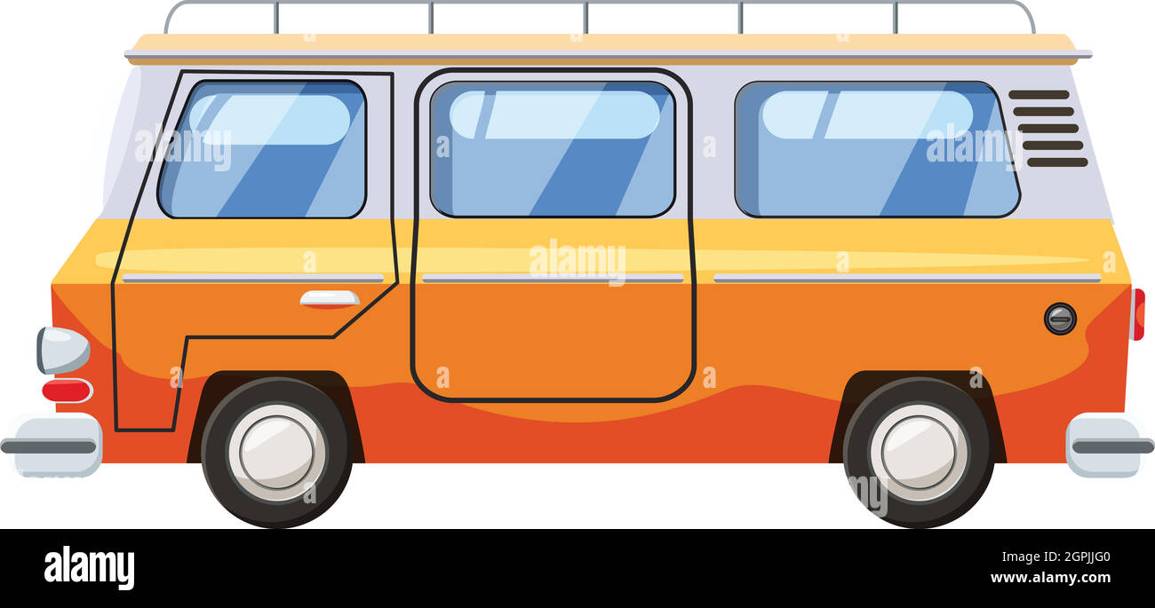 Mini bus icon, cartoon style Stock Vector Image & Art - Alamy
