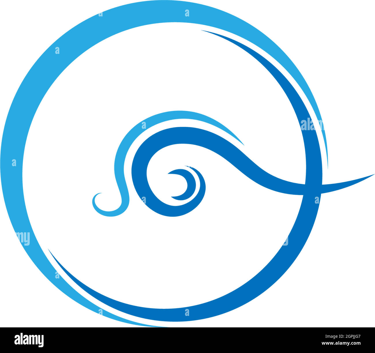 Wave icon logo vector Stock Vector Image & Art - Alamy