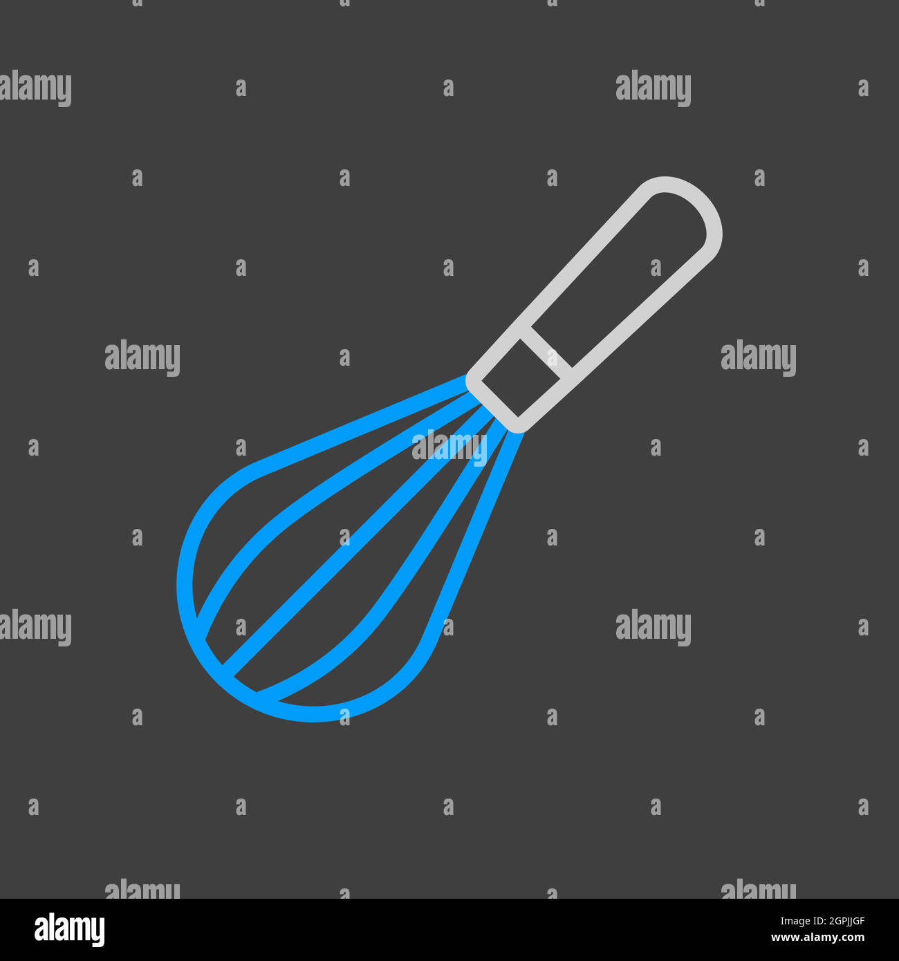 Balloon whisk for mixing and whisking vector icon Stock Vector Image ...