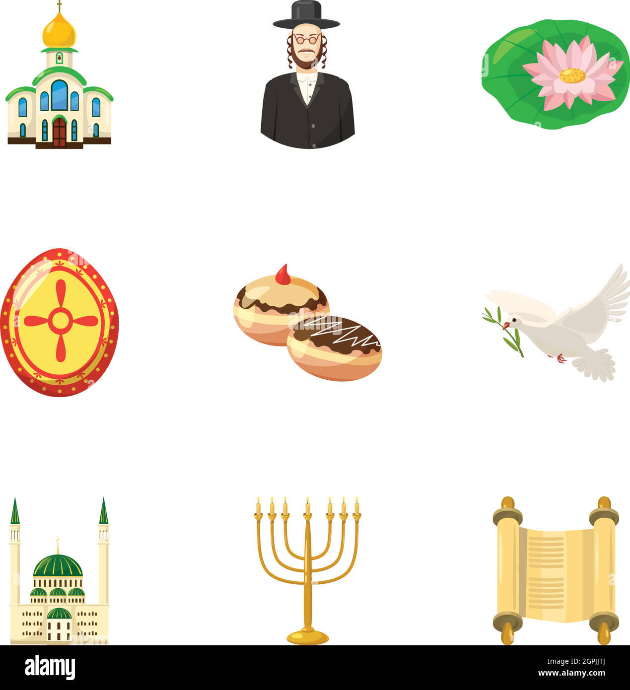 Religion icons set, cartoon style Stock Vector Image & Art - Alamy Religion icons set, cartoon style Stock Vector Image & Art - Alamy