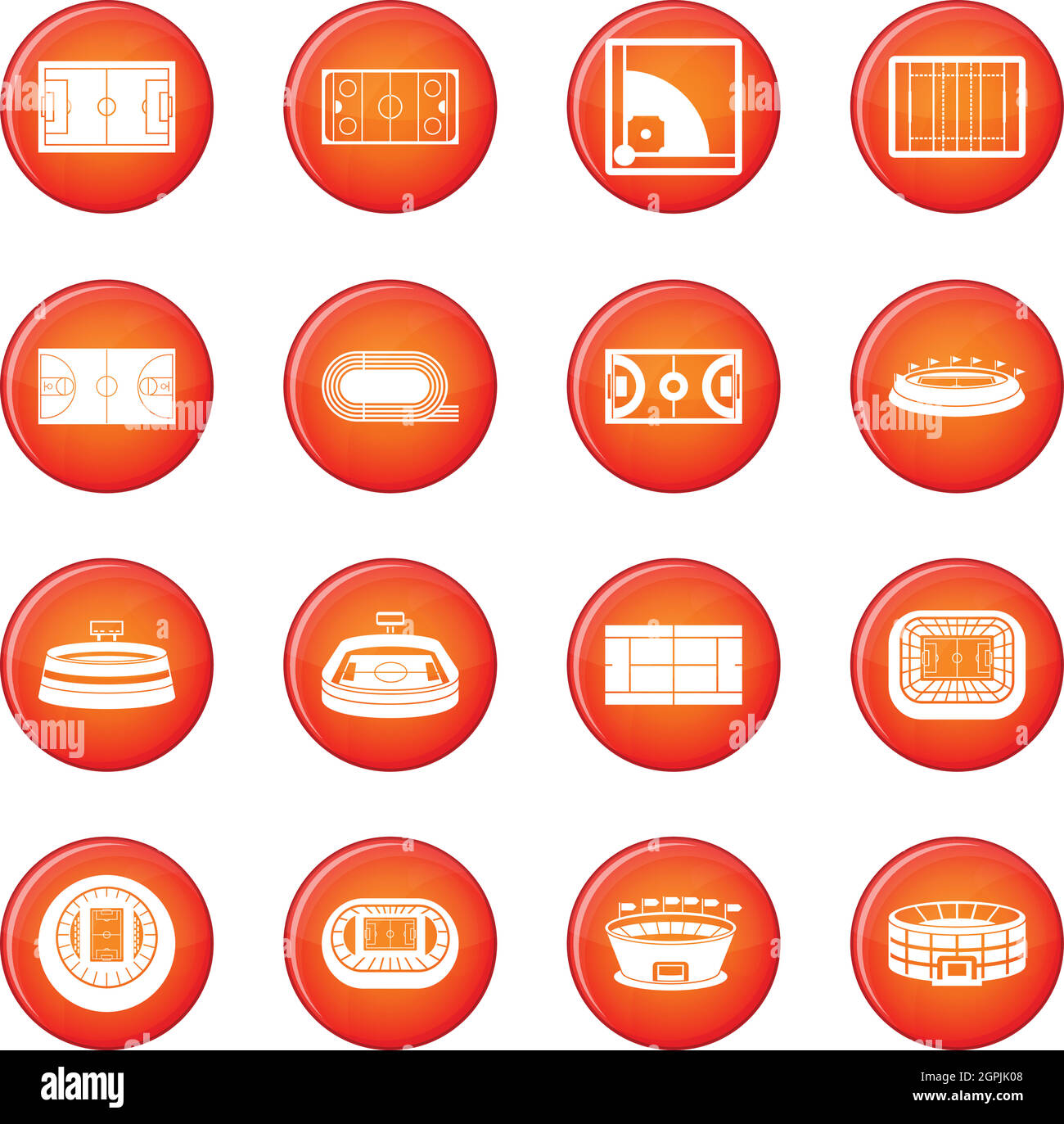 Sport stadium icons vector set Stock Vector Image & Art - Alamy