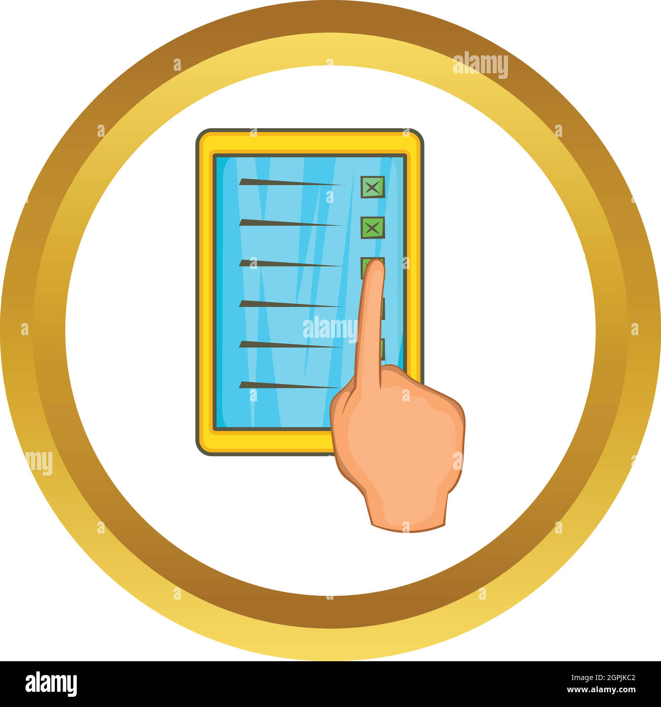 Checklist document sheet icon vector hi-res stock photography and ...