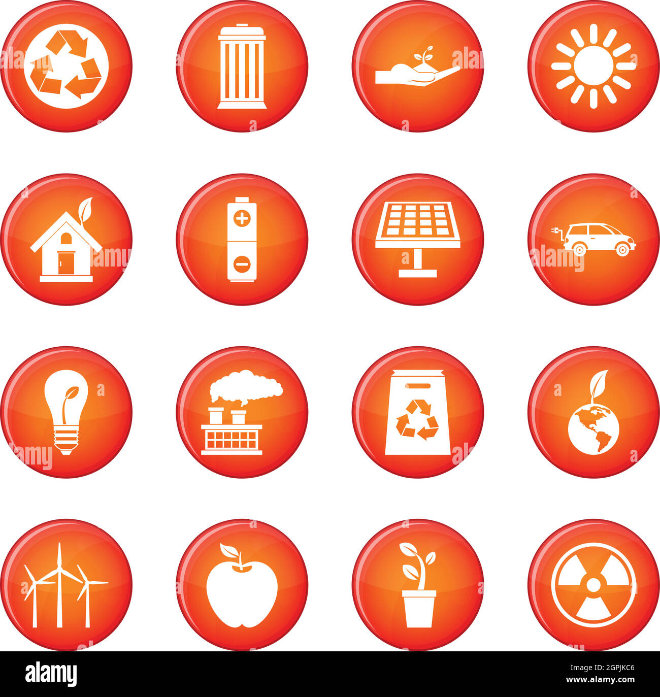Ecology icons vector set Stock Vector Image & Art - Alamy