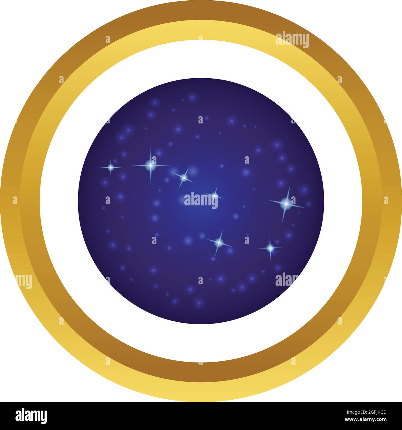 Night sky with stars vector icon Stock Vector Image & Art - Alamy