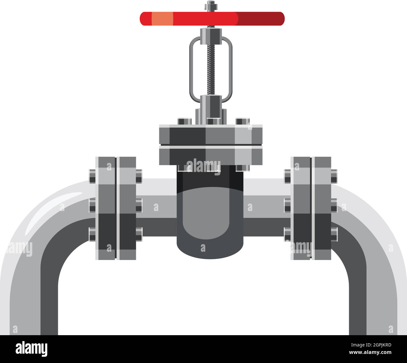 Oil pipe with valves icon, cartoon style Stock Vector Image & Art - Alamy