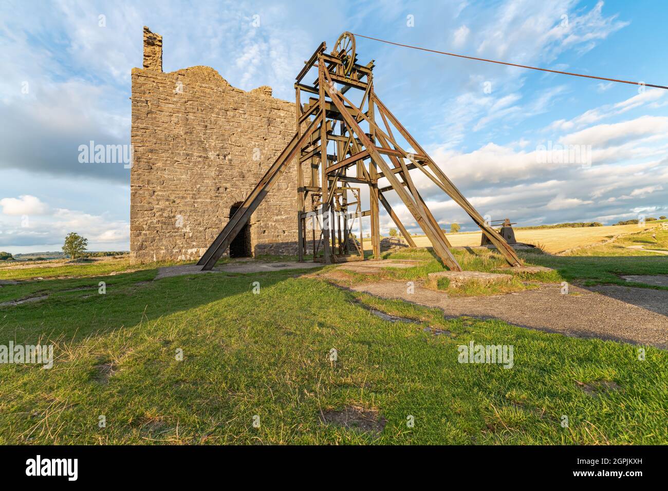 Magpie Mine near Sheldon in the Peak District, Derbyshire, England ...