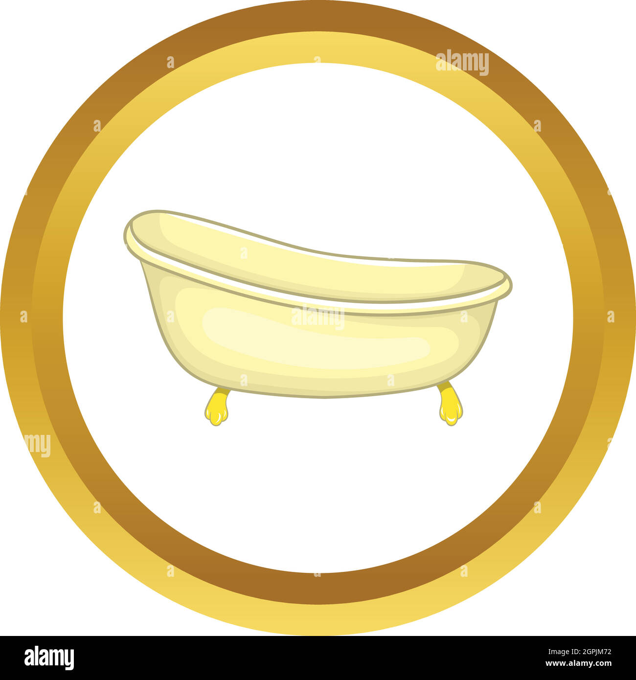 Bathtub vector icon Stock Vector Image & Art - Alamy