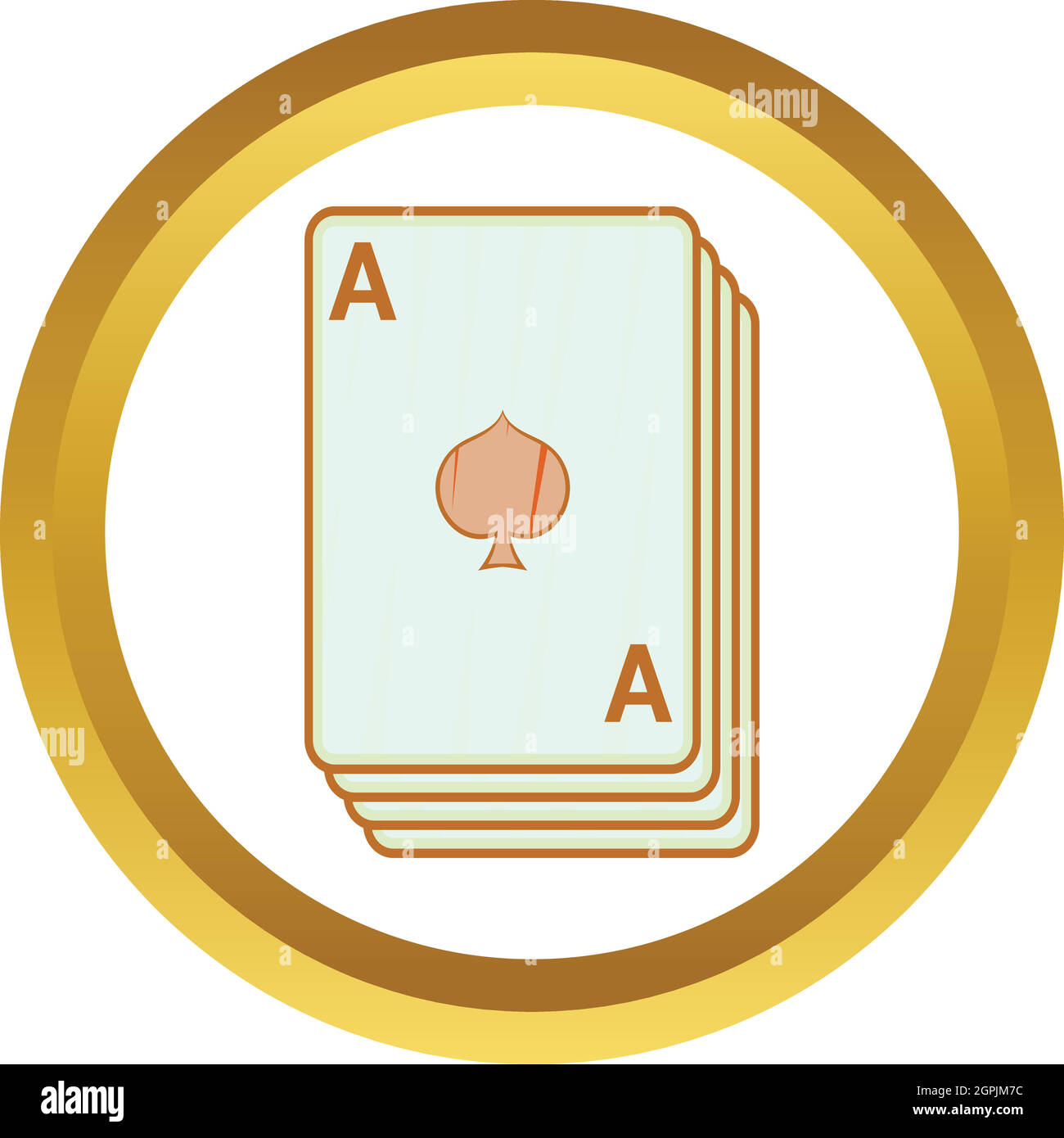 Play cards icon cartoon Stock Vector Images - Alamy