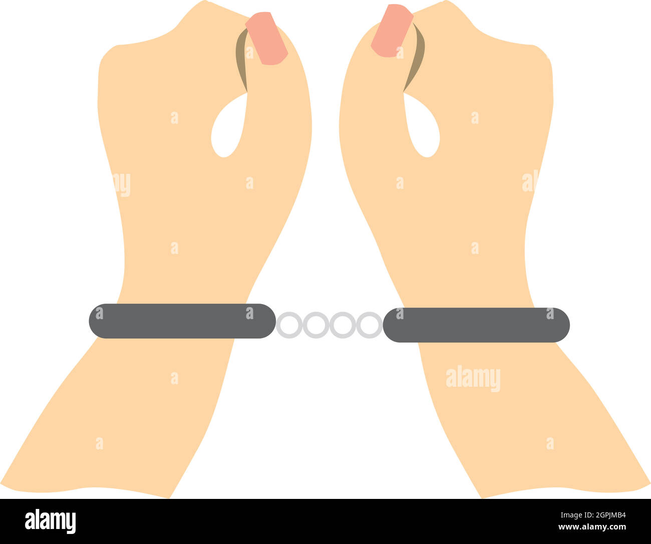 Lock icon in flat Cut Out Stock Images & Pictures - Alamy