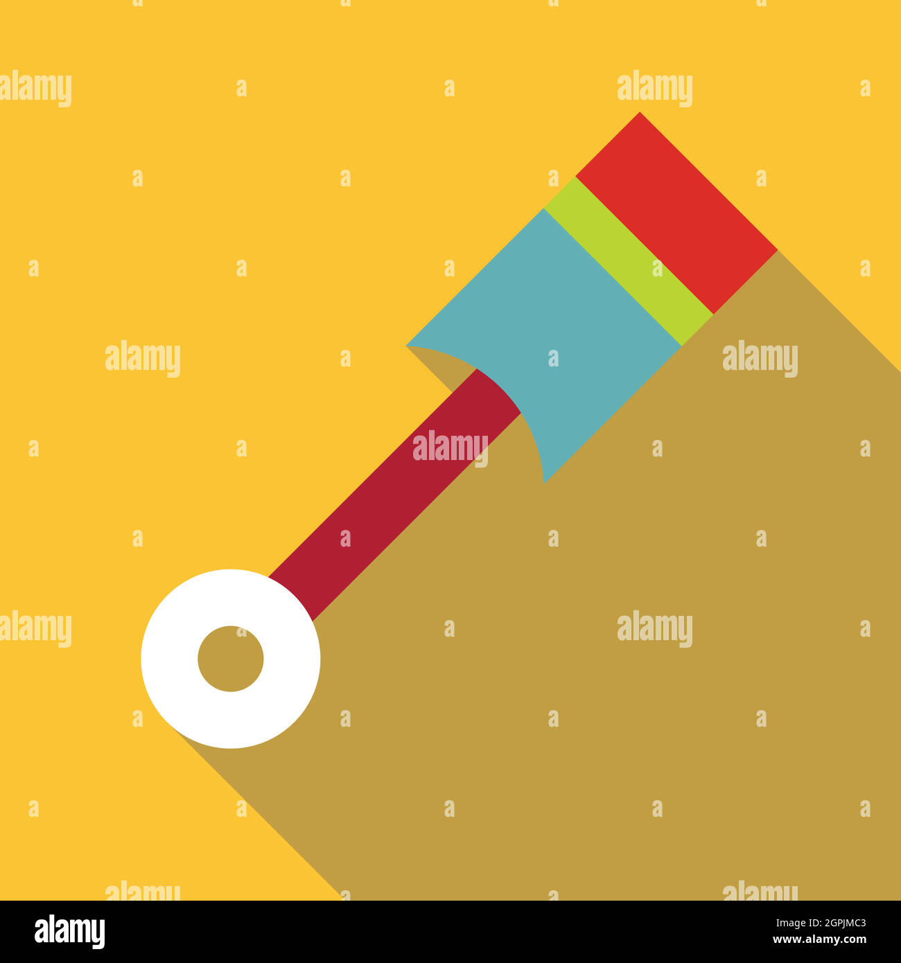 Piston icon, flat style Stock Vector Image & Art - Alamy
