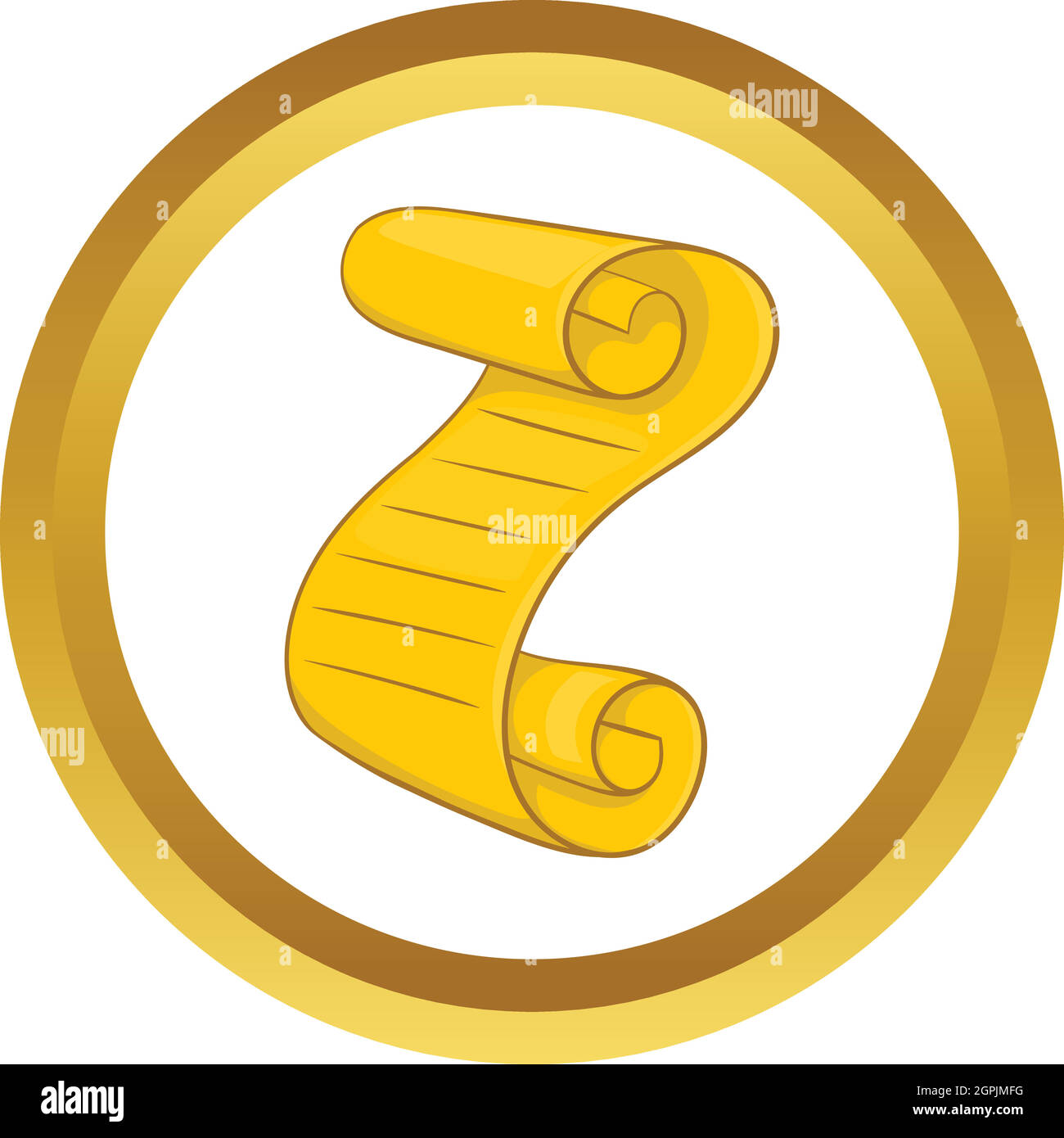 Christmas vintage scroll vector icon Stock Vector Image & Art - Alamy