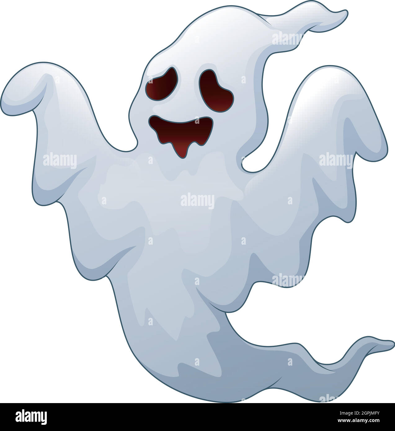 Spooky halloween ghost Stock Vector Image & Art - Alamy