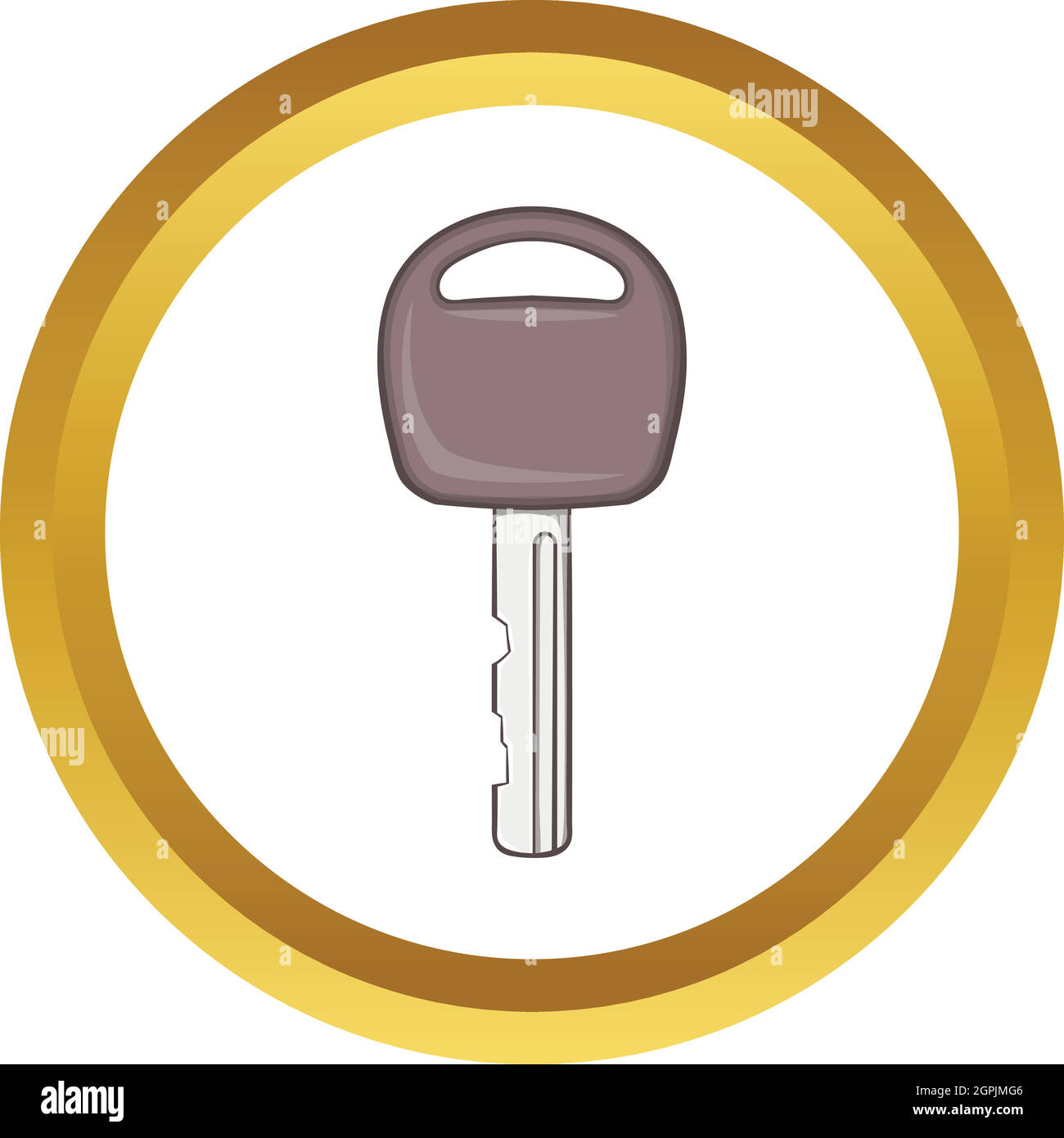 Car Key Icon Vector