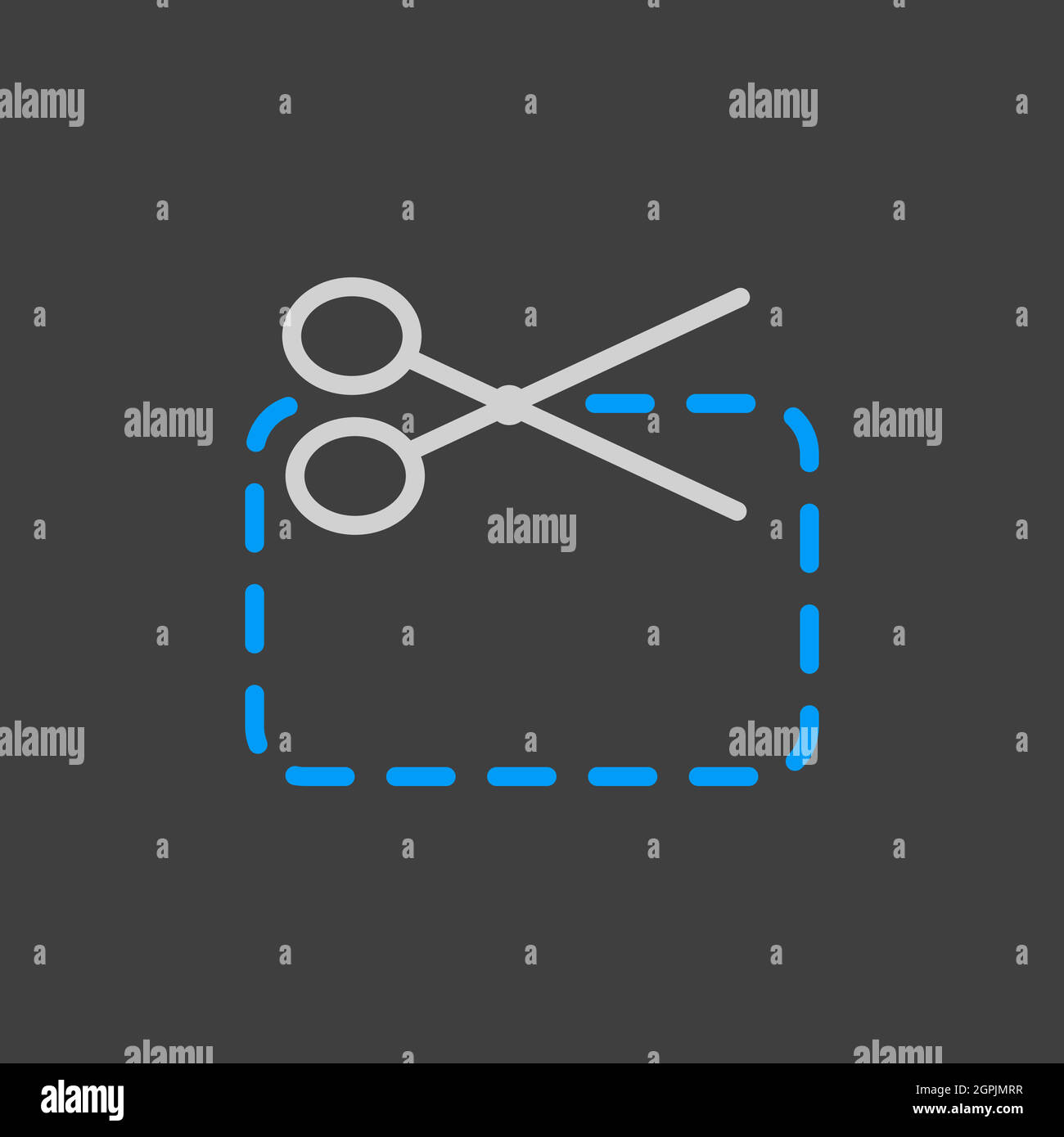 Coupon cutting vector flat icon Stock Vector Image & Art - Alamy