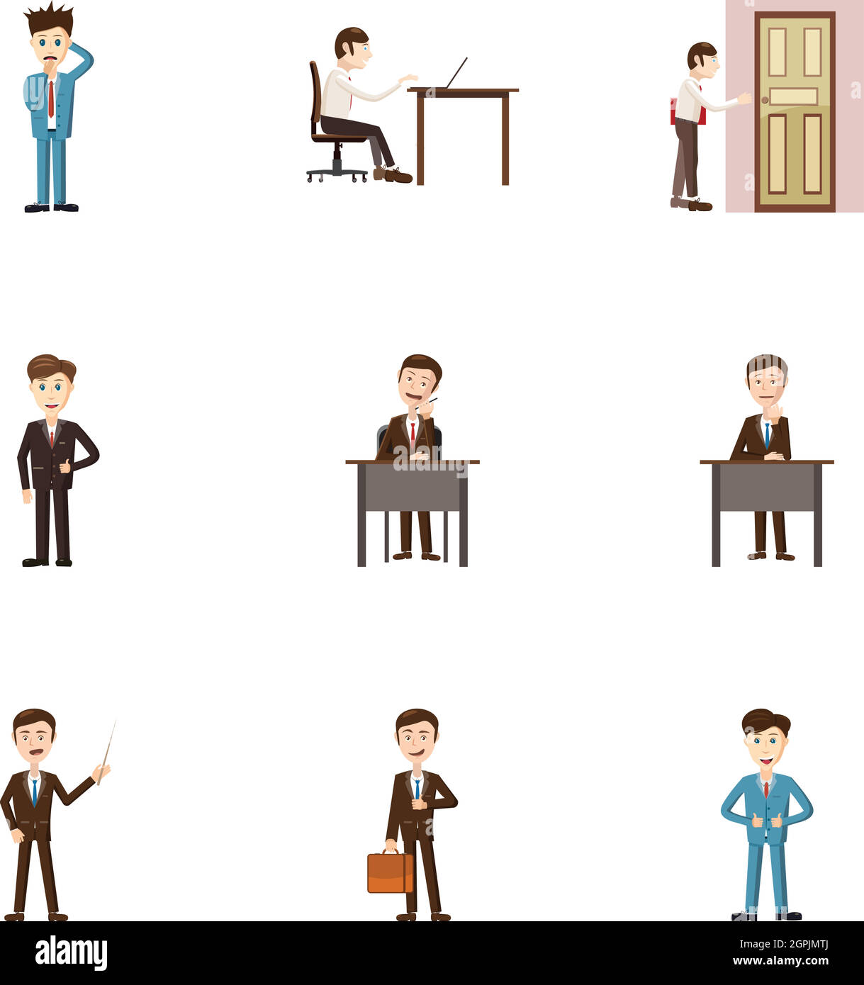 Firm icons set, cartoon style Stock Vector Image & Art - Alamy