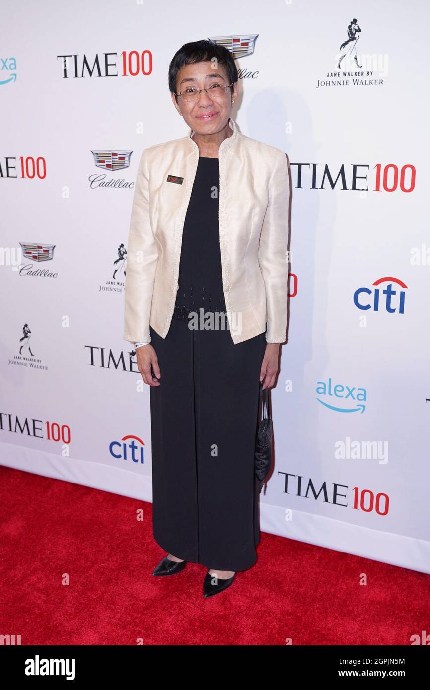 New York - NY - 20190423- 2019 Time 100 Gala -PICTURED: Maria Ressa ...