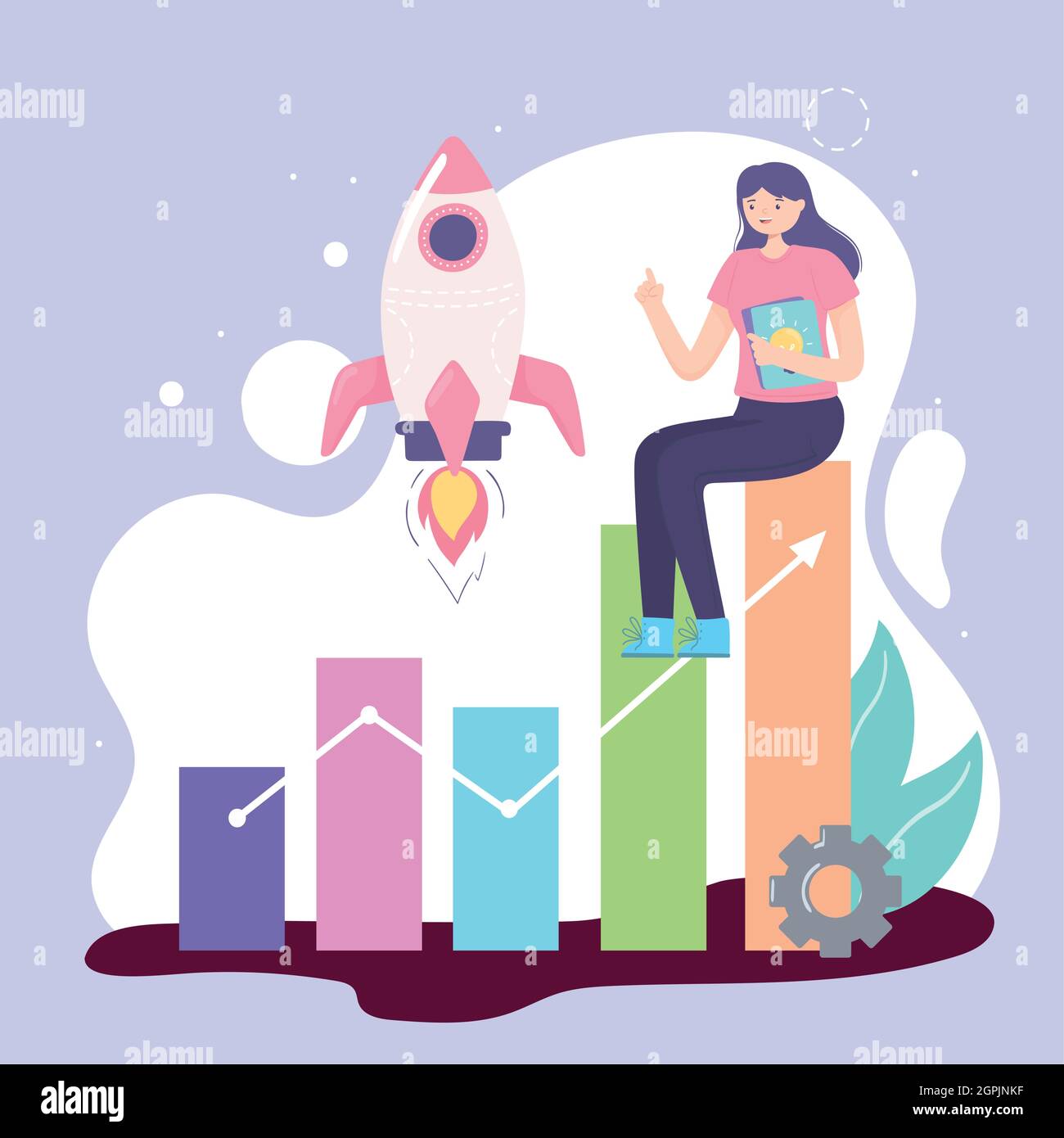 Female starting Stock Vector Images - Alamy