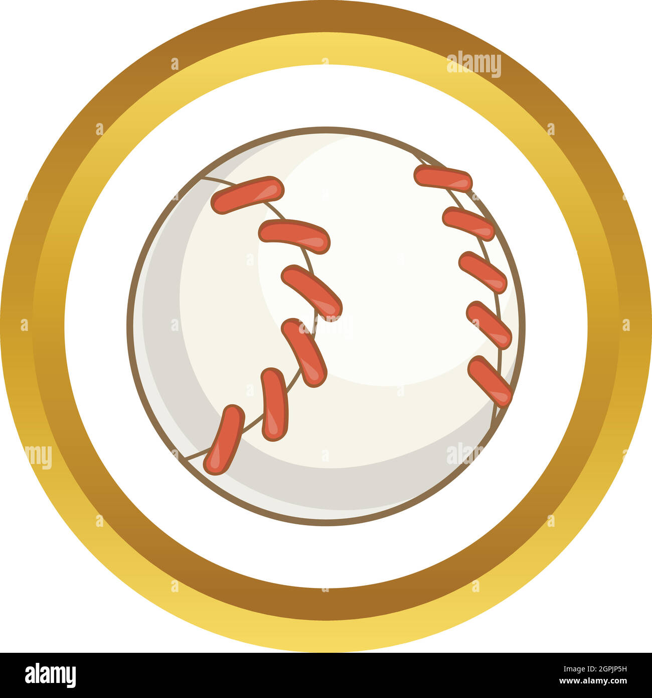 Baseball ball vector icon Stock Vector Image & Art - Alamy