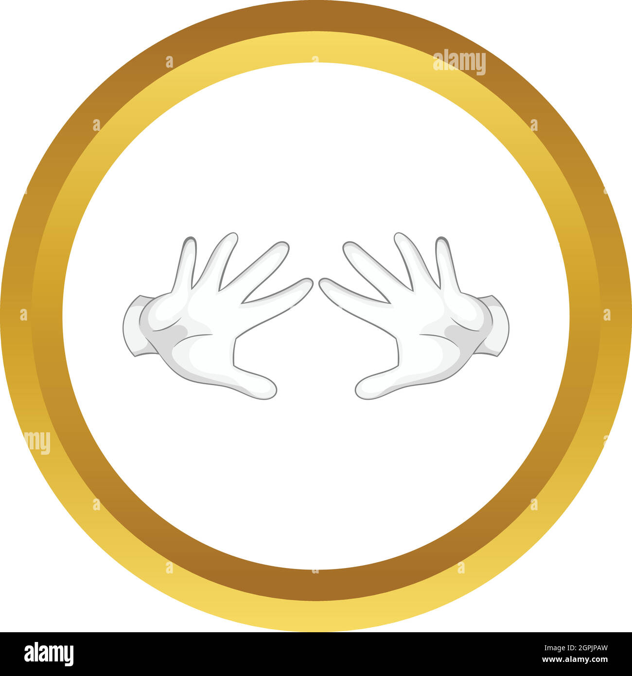 Vector cartoon hand magic Stock Vector Images - Alamy