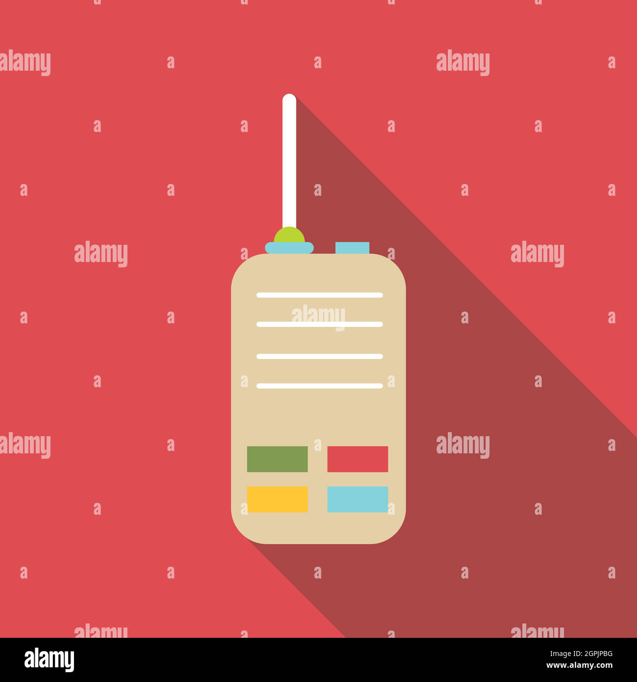 Radio taxi icon, flat style Stock Vector Image & Art - Alamy