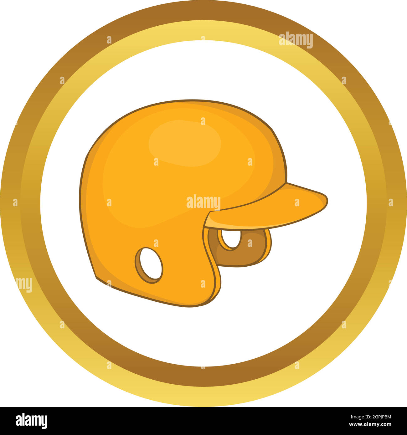 Baseball helmet vector icon Stock Vector Image & Art - Alamy