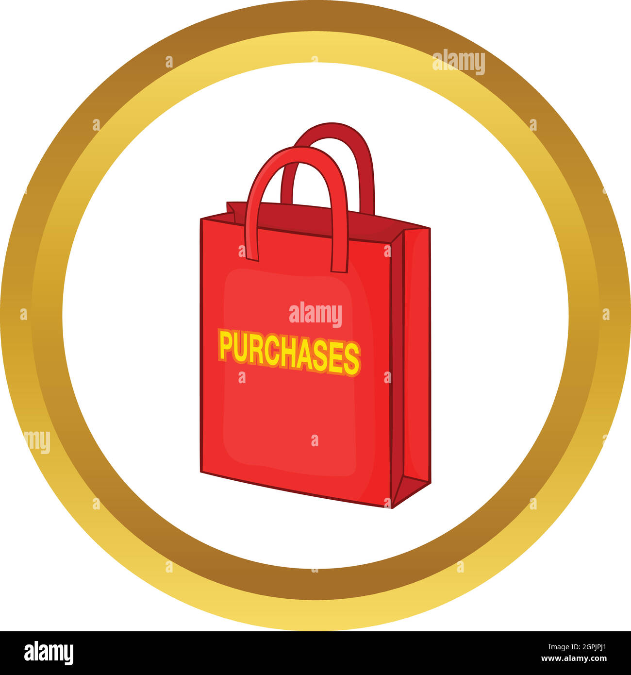 White and red bag Stock Vector Images - Alamy