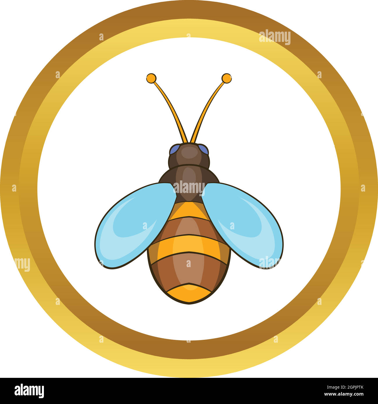Bee vector icon Stock Vector Image & Art - Alamy