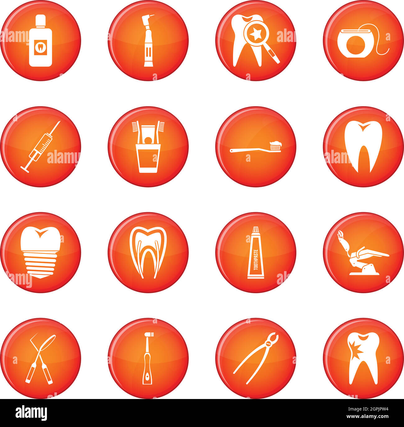 Dental care icons vector set Stock Vector Image & Art - Alamy