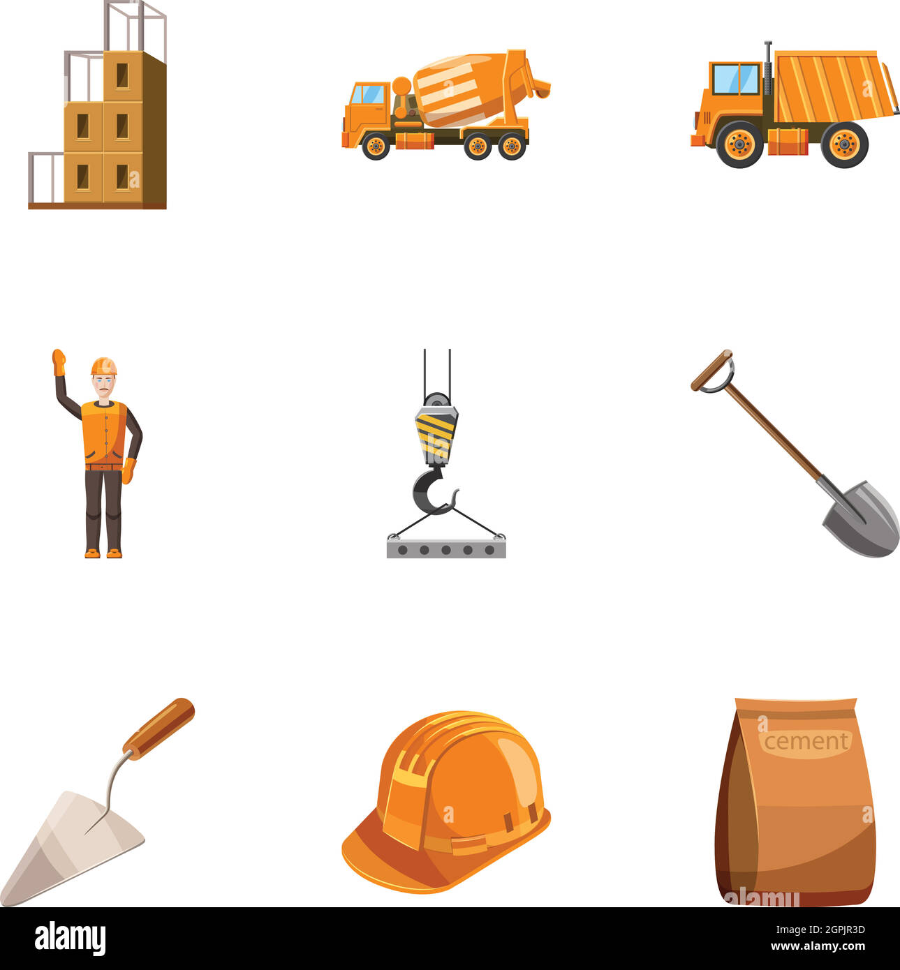 Repair icons set, cartoon style Stock Vector Image & Art - Alamy