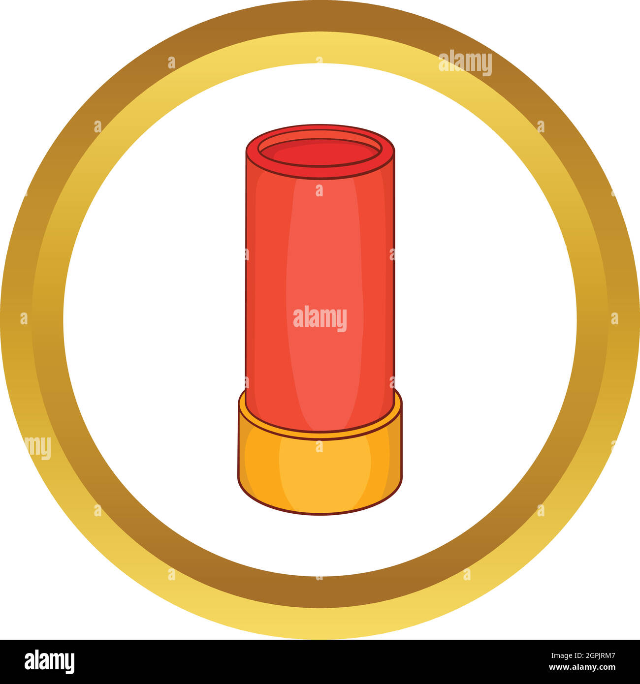 Red shotgun shell Stock Vector Images - Alamy