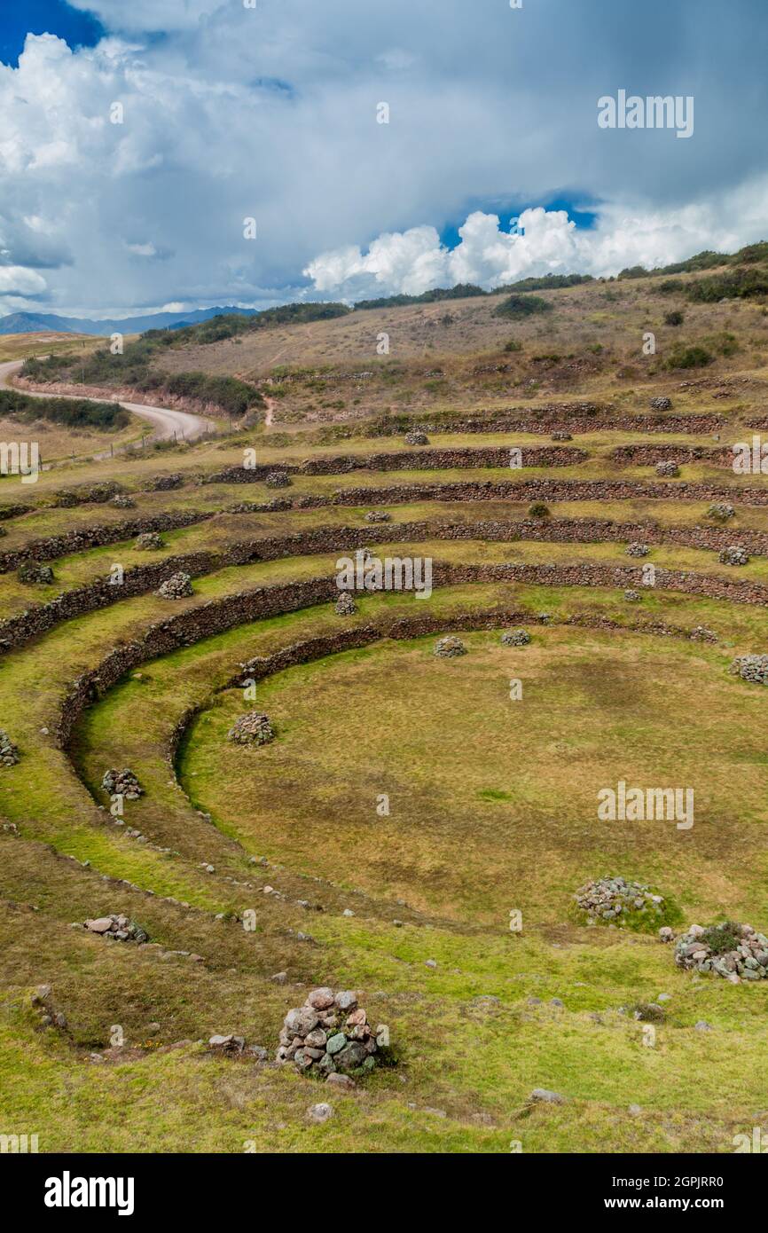 Moray peru aerial hi-res stock photography and images - Alamy