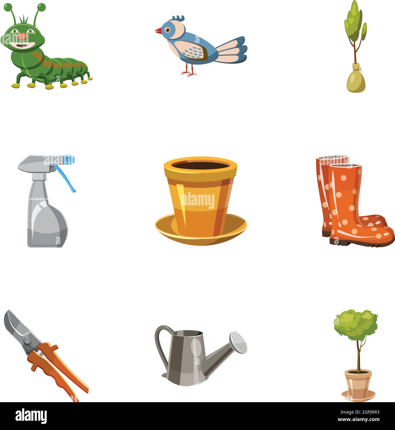 Plant spray icon cartoon Cut Out Stock Images & Pictures - Alamy