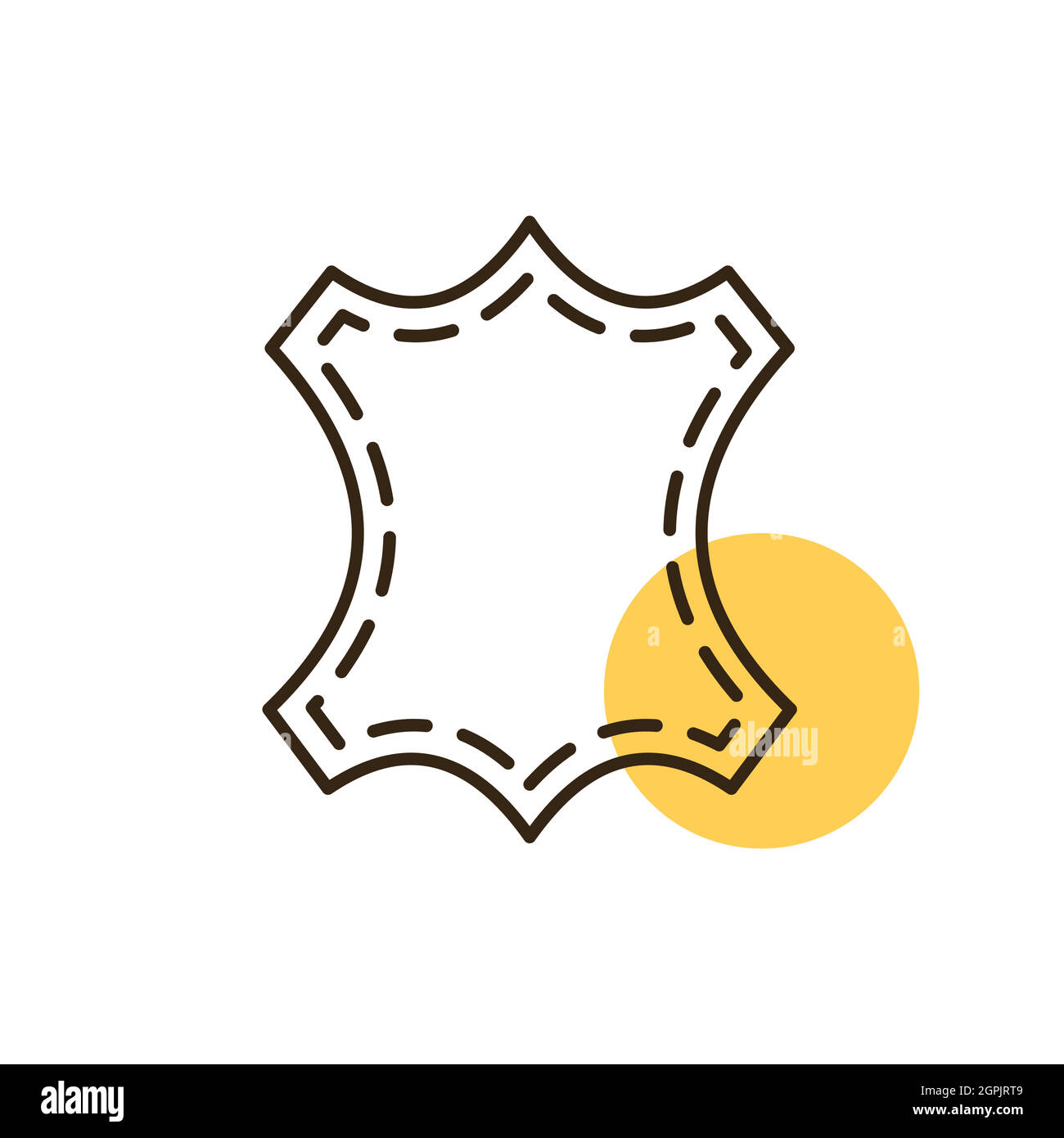 Leather isolated icon farm Stock Vector Images - Alamy