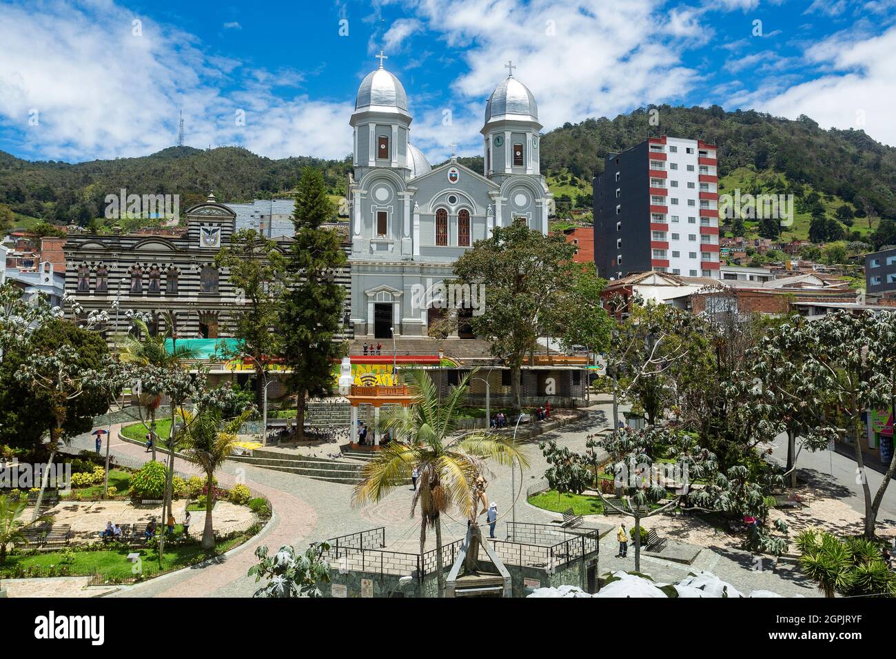 Yarumal, Antioquia. Colombia - September 25, 2021. Yarumal was founded ...